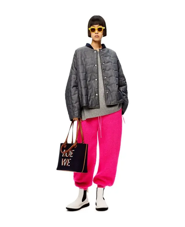 Loewe Fleece Sweatpants With Drawstring Waist