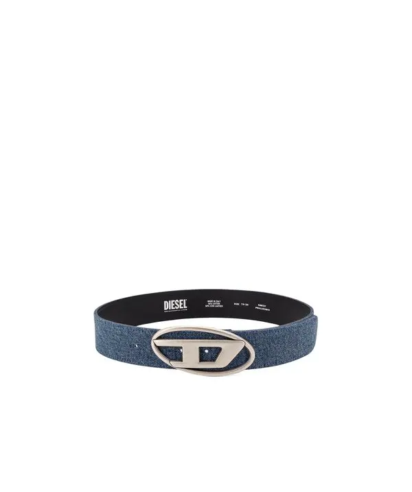 DIESEL® 1dr Logo Plaque Belt - Multicolor