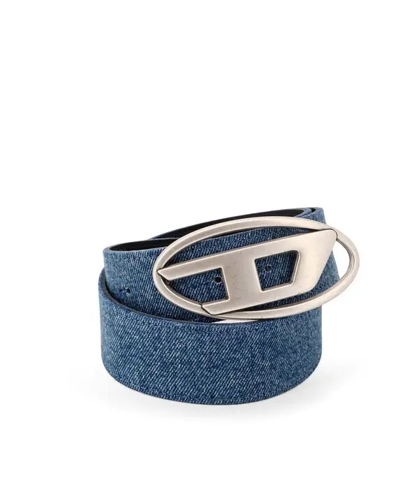 DIESEL® 1dr Logo Plaque Belt - Multicolor