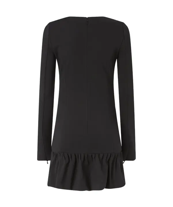 Pinko Square Neck Long Sleeve Dress
