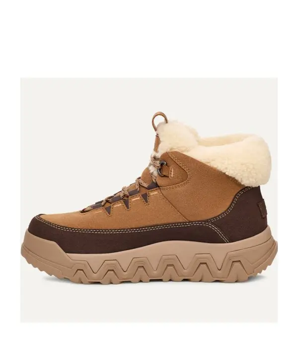 UGG Terretrail Cozy Lace-up Boots - Maroon
