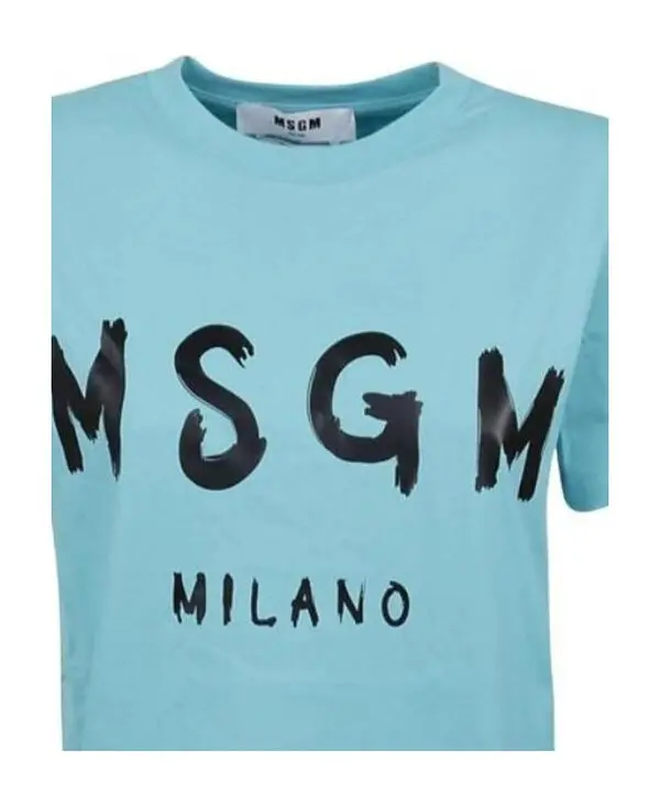 MSGM Logo T-shirt - Blue