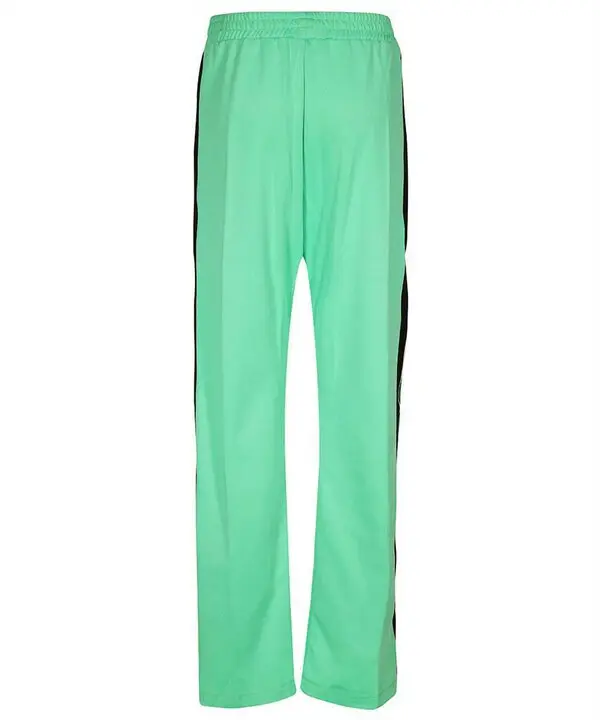 MSGM Striped Detail Straight-leg Track Pants - Green