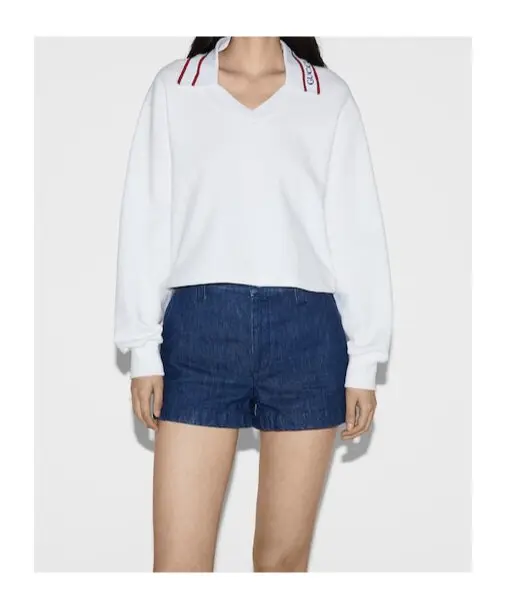 Gucci Knitted Sweatshirt With Embroidery