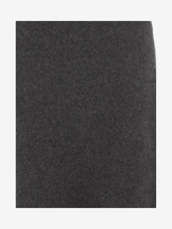 THE ROW Cashmere Midi Skirt