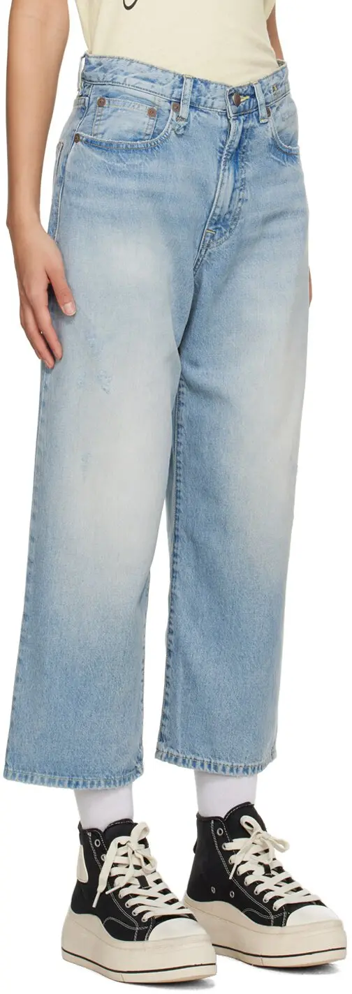 R13 High-rise Wide-leg Jeans
