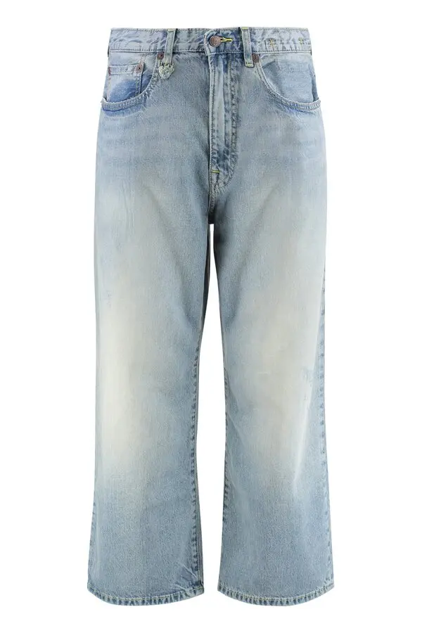 R13 High-rise Wide-leg Jeans - No