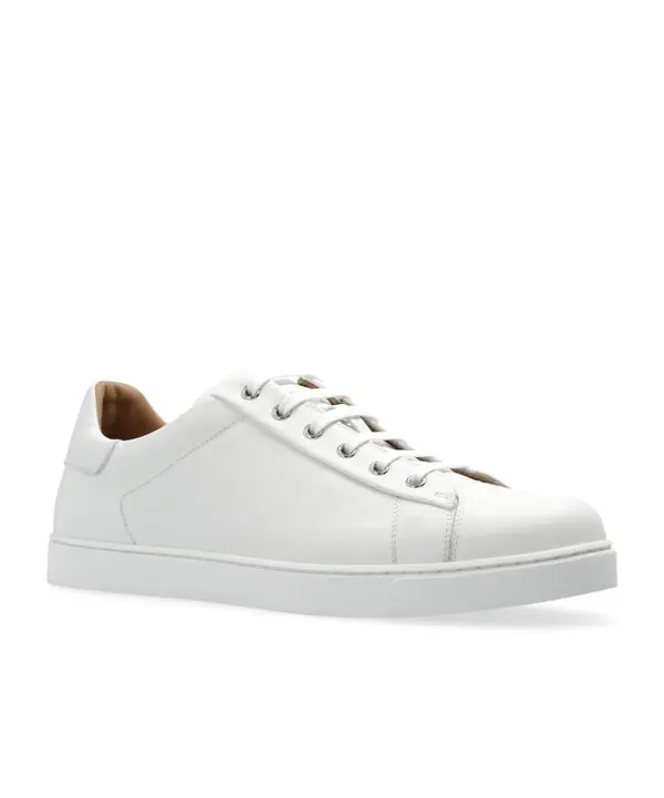 GIANVITO ROSSI Leather Lace-up Sneakers