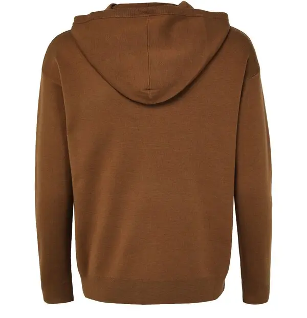 Max Mara Long-sleeved Hooded Sweater With Graphic Pattern - No