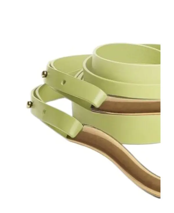 Bottega Veneta Metal Buckle Belt