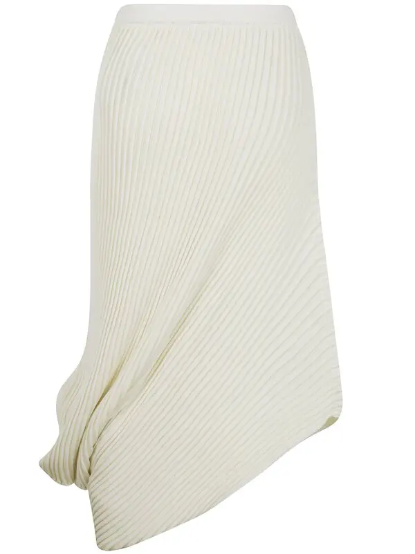 Issey Miyake Stream Knitted Midi Skirt - No
