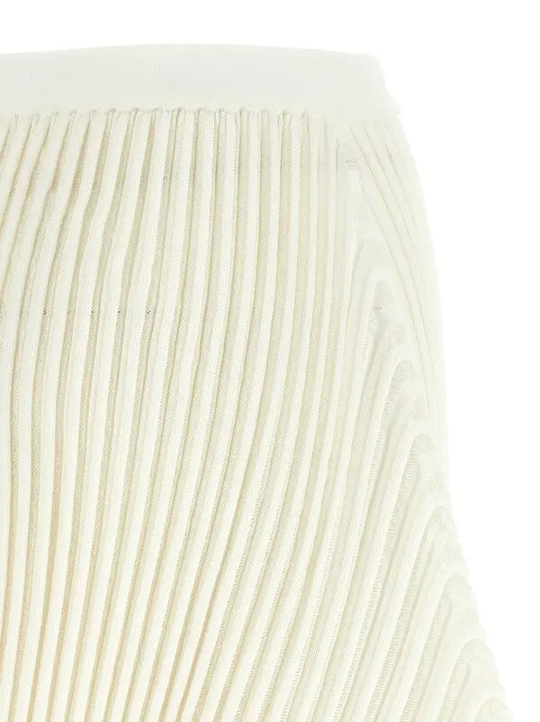 Issey Miyake Stream Knitted Midi Skirt