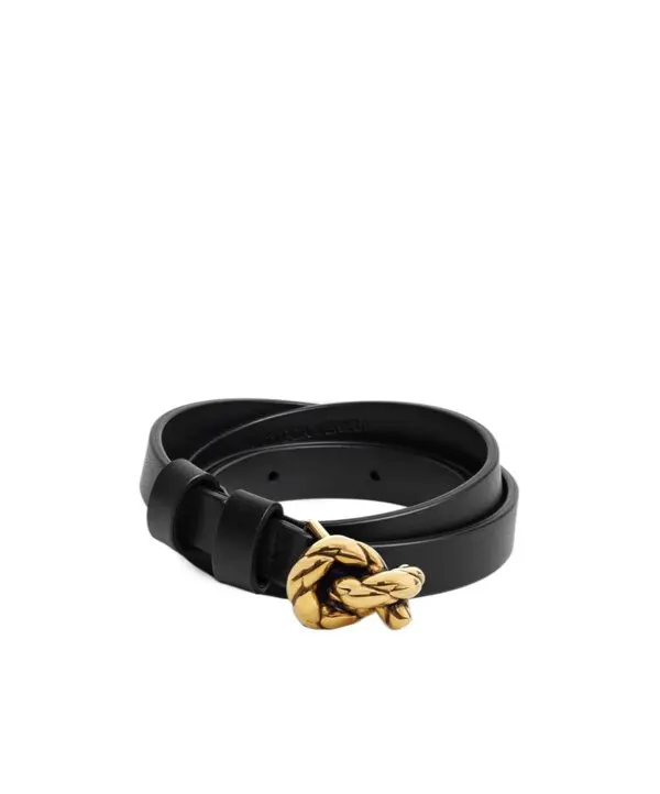 Bottega Veneta Knot Belt - Black