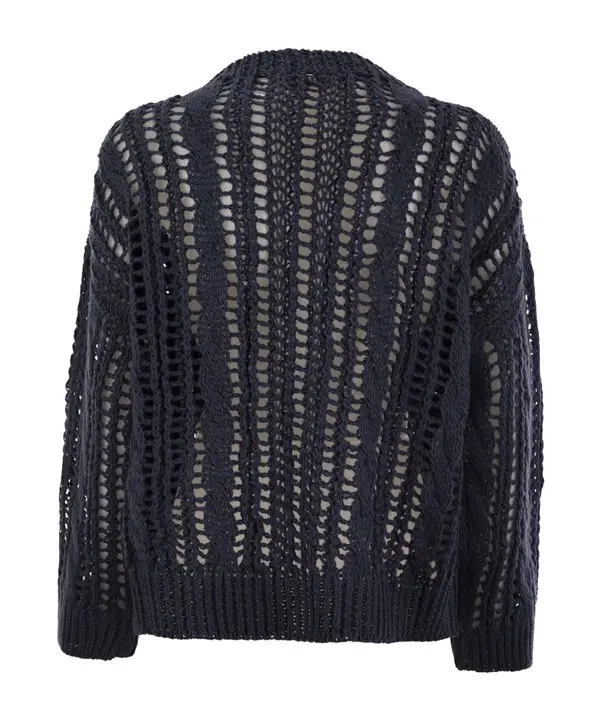 Brunello Cucinelli Crewneck Open Knit Jumper