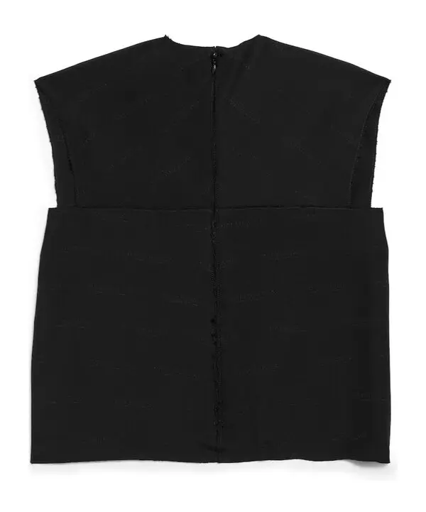 Balenciaga Sleeveless T-shirt With Allover License Artwork