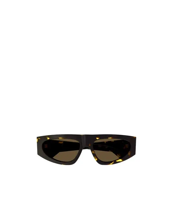 Bottega Veneta Geometric Frame Sunglasses - Black