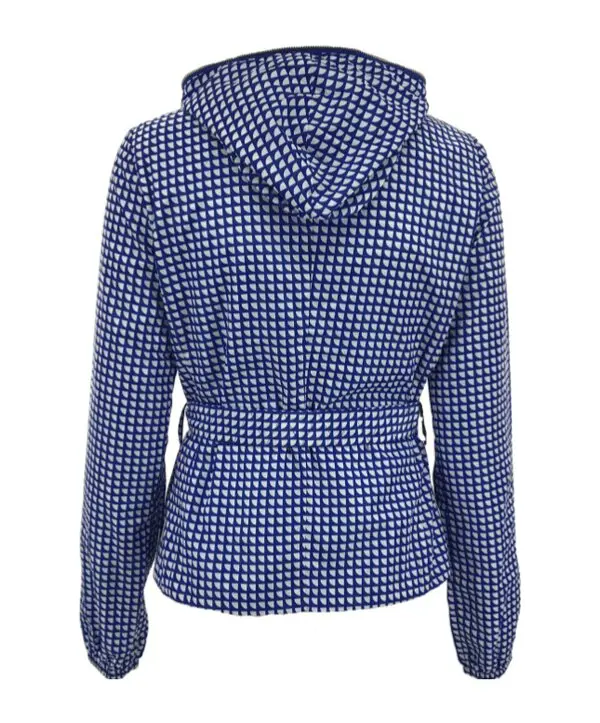 Emporio Armani Printed Hooded Zip-up Jacket