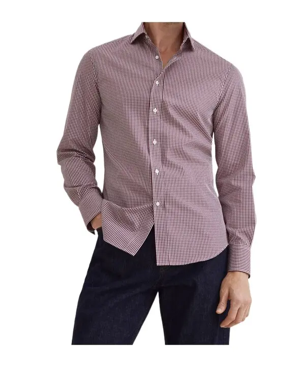 Brunello Cucinelli Gingham-pattern Shirt