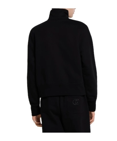 Gucci Brushed Jersey Zip Sweatshirt