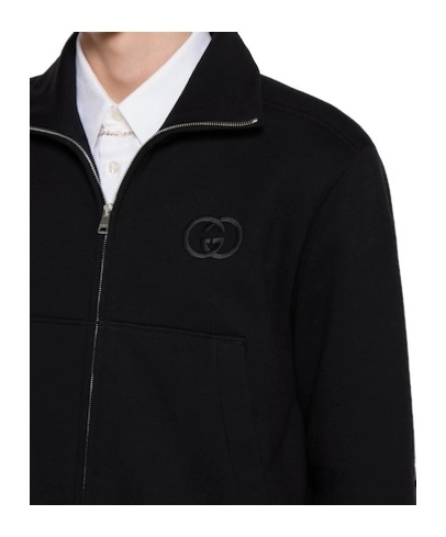 Gucci Brushed Jersey Zip Sweatshirt
