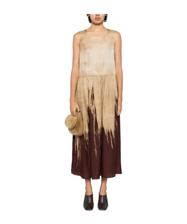 UMA WANG Ardal Graphic Print Maxi Dress - No