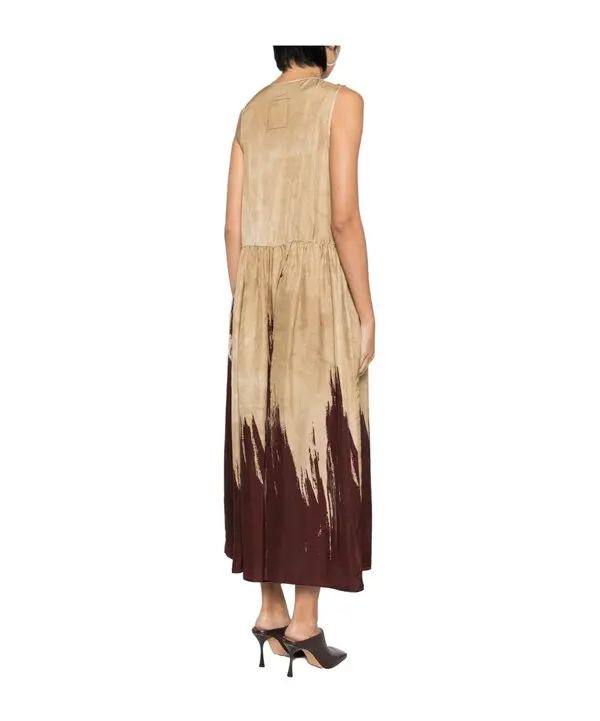 UMA WANG Ardal Graphic Print Maxi Dress - No