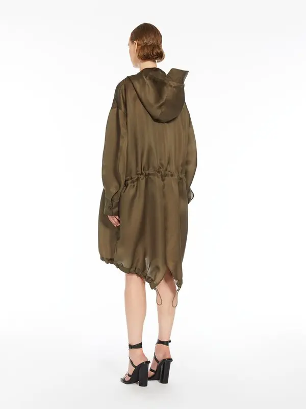 Max Mara Drawstring Hooded Coat