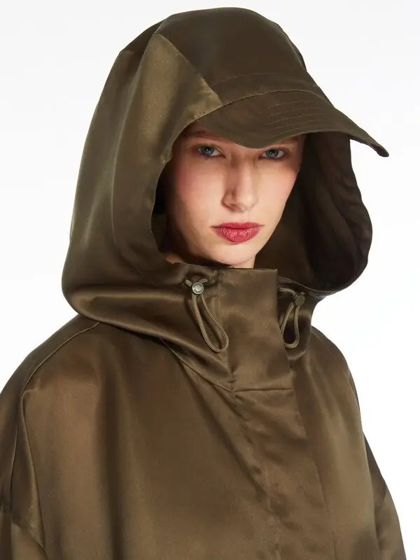 Max Mara Drawstring Hooded Coat