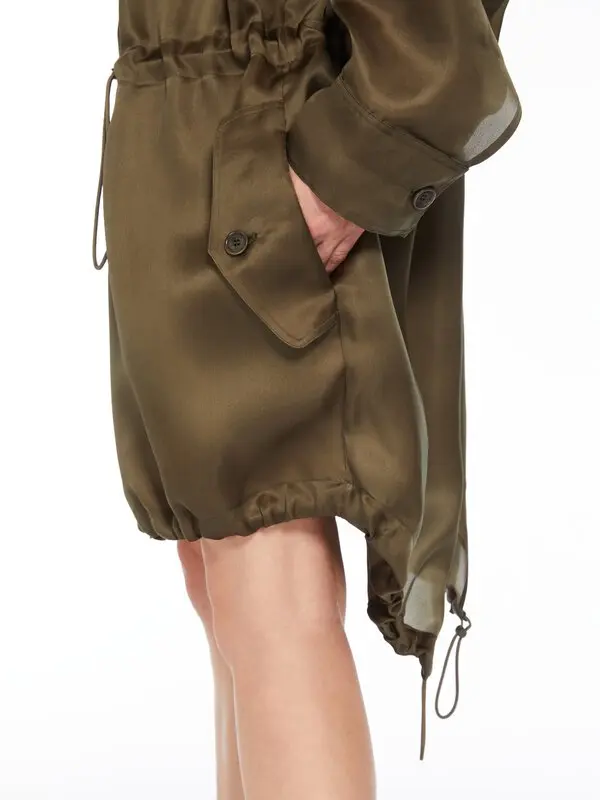 Max Mara Drawstring Hooded Coat