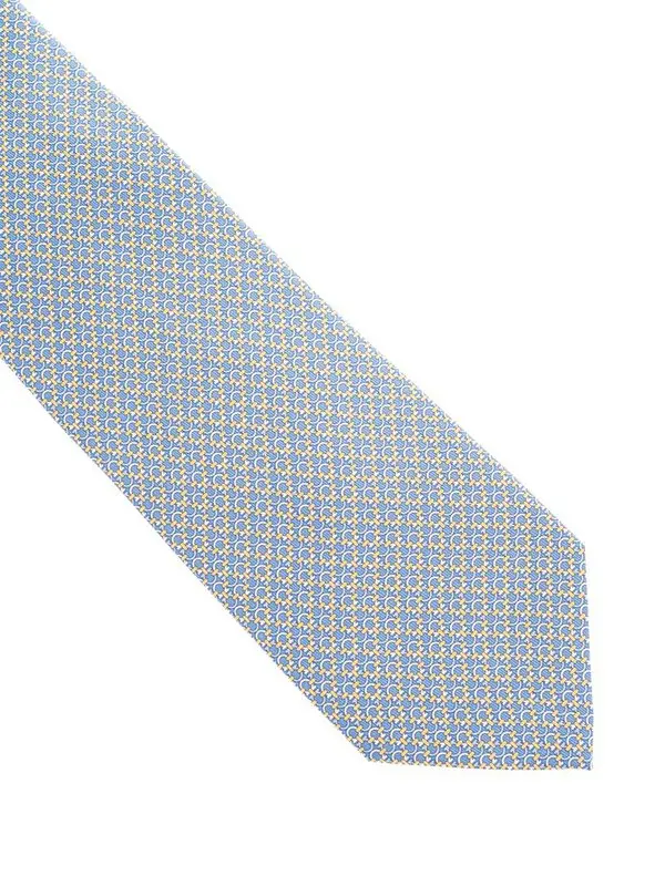 FERRAGAMO Printed Silk Neck Tie