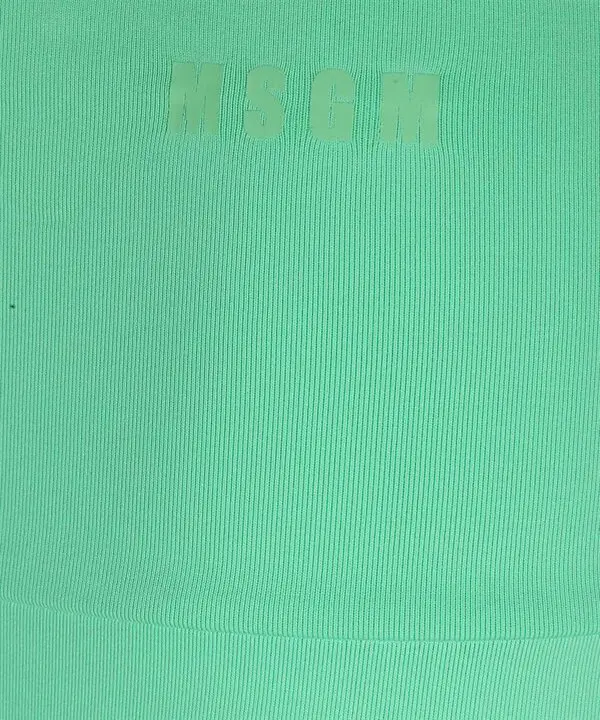 MSGM Logo-printed Stretched Leggings
