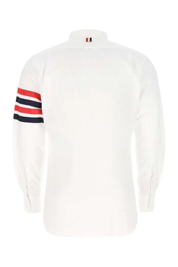 Thom Browne 4-bar Stripe Shirt - White