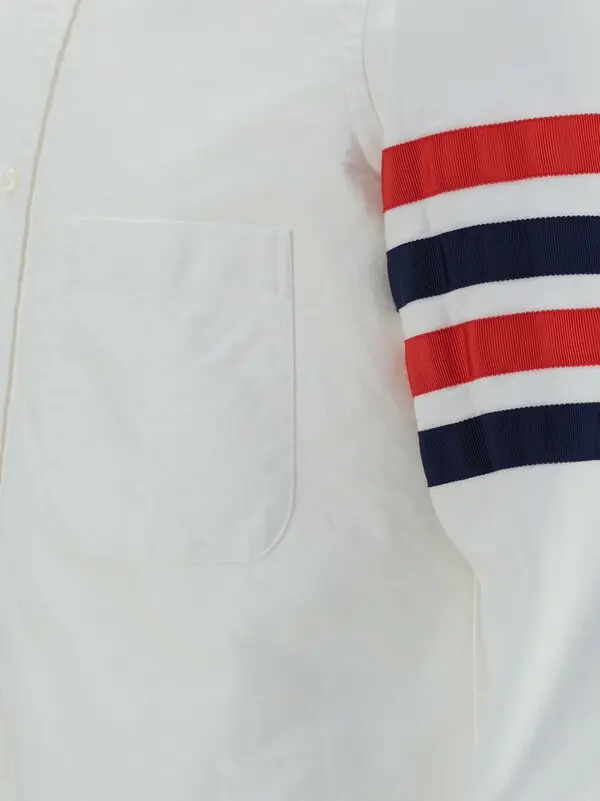 Thom Browne 4-bar Stripe Shirt - White