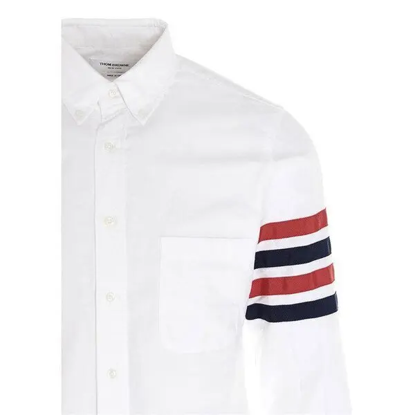 Thom Browne 4-bar Stripe Shirt - White