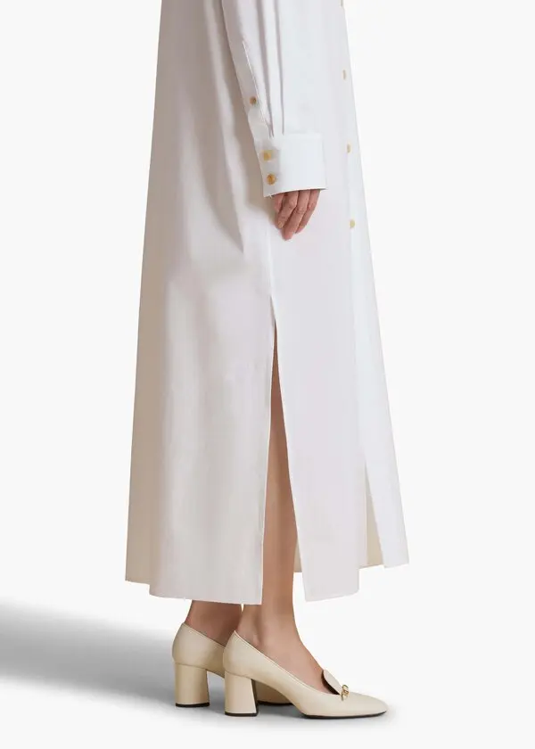 Khaite Wyatt Maxi Shirt Dress