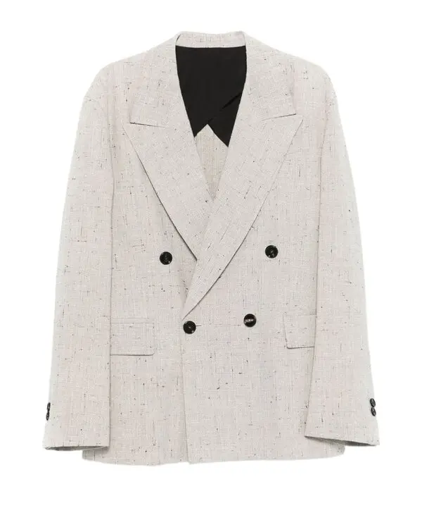 Bottega Veneta Double Breasted Blazer - White