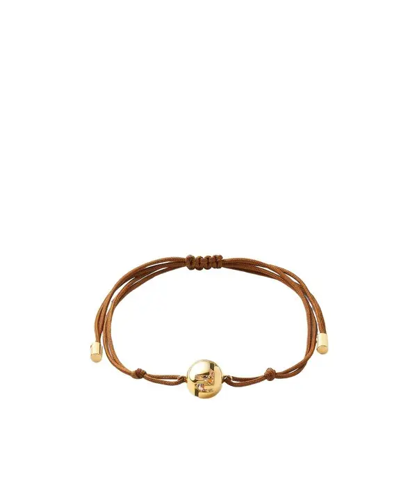 Fendi Sphera Embellished Bracelet - Brown