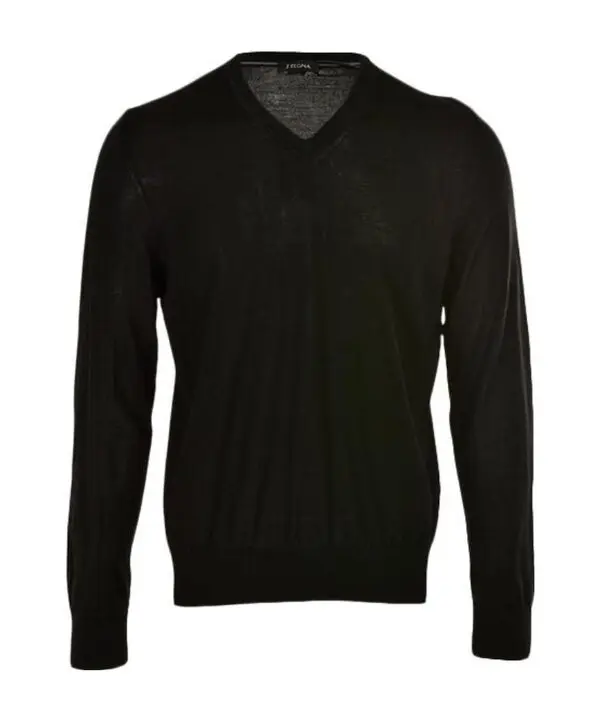 Zegna V-neck Woolen Pullover