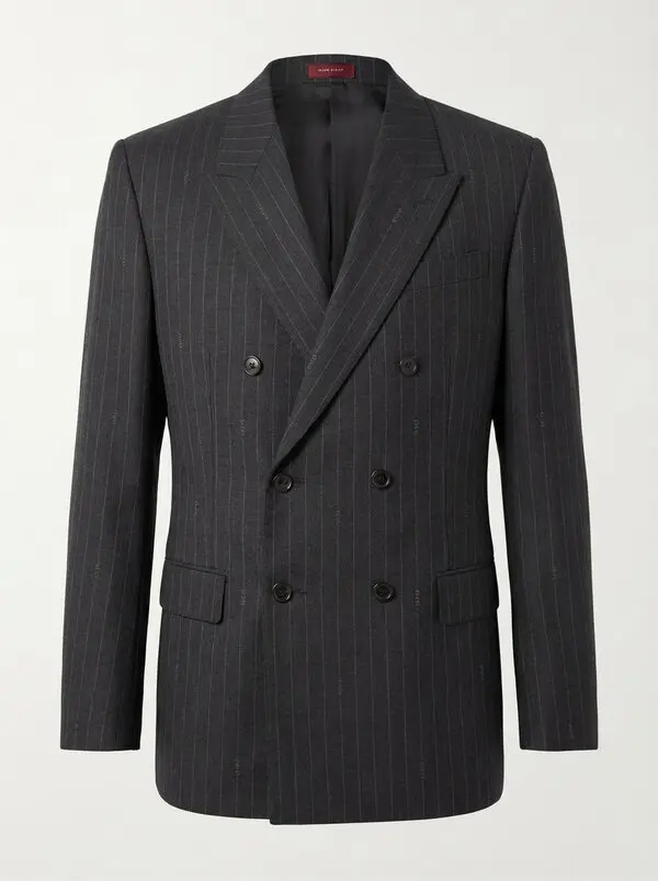 Gucci Pinstriped Tailored Blazer