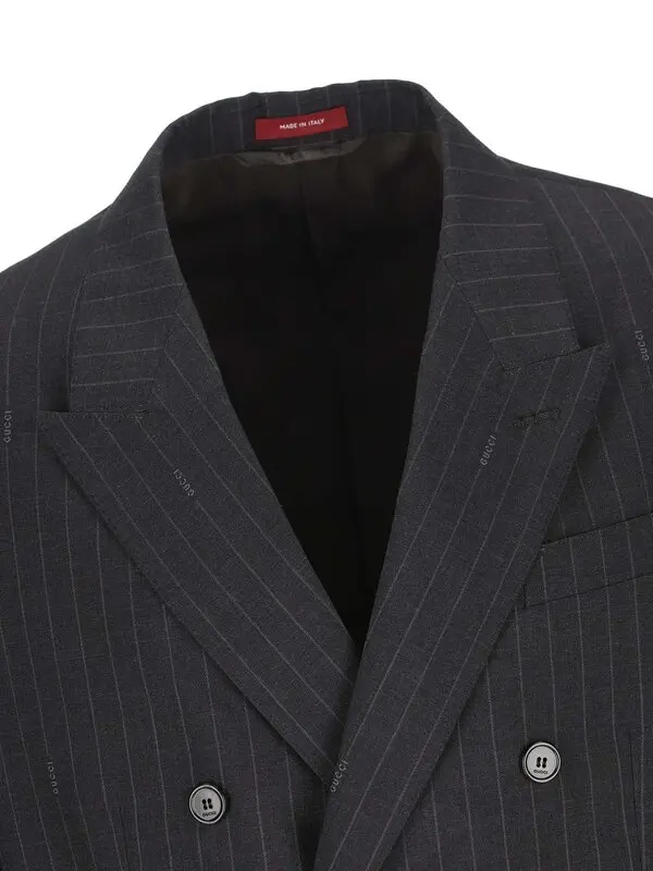 Gucci Pinstriped Tailored Blazer