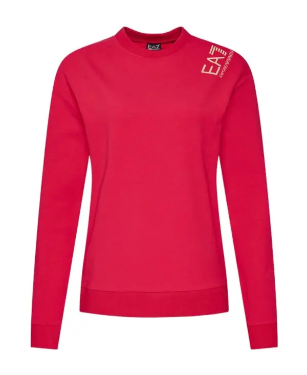 EA7 Logo Detail Sweatshirt - Red