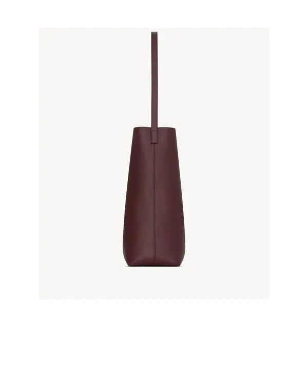 Saint Laurent Large Snap Tote - Mulled Wine