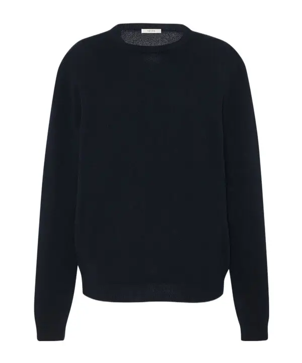 THE ROW Kisaora Crewneck Knitted Jumper - Deep Blue