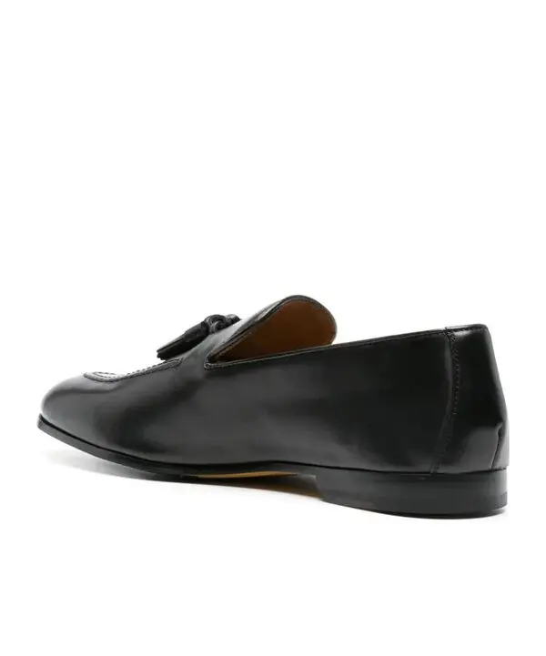 DOUCAL'S Tassel Detailed Loafers - Black