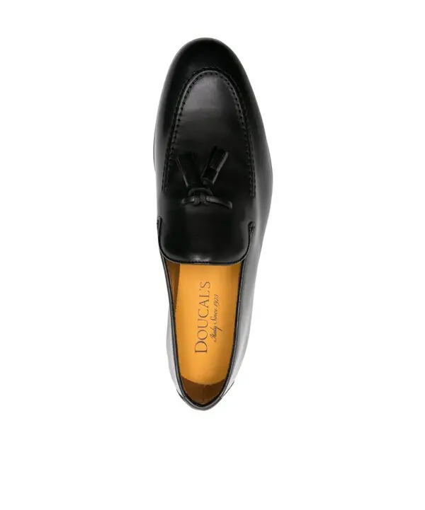 DOUCAL'S Tassel Detailed Loafers - Black