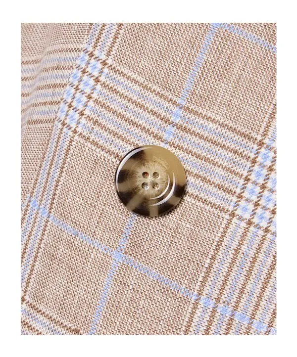 Veronica Beard Beacon Dickey Gathered Checked Blazer - Multi