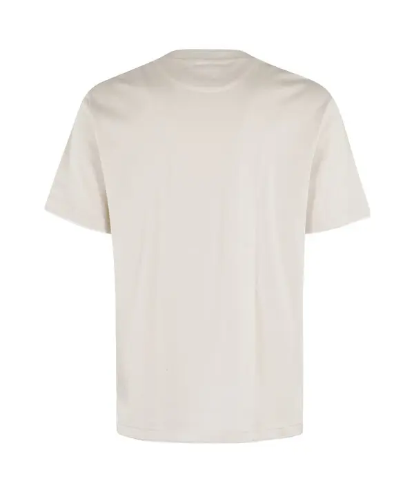 Eleventy Contrast Trim T-shirt - White