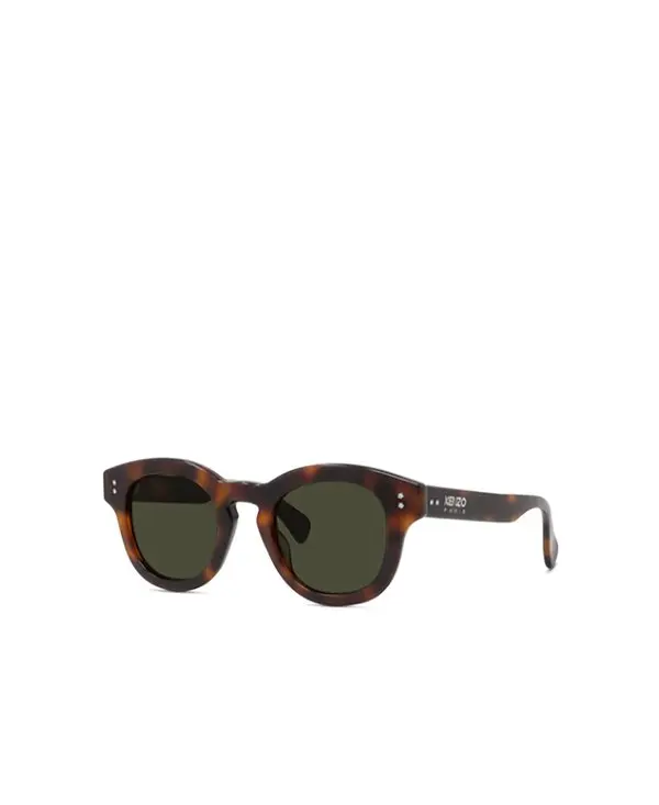 Kenzo Geometric Frame Sunglasses - Green