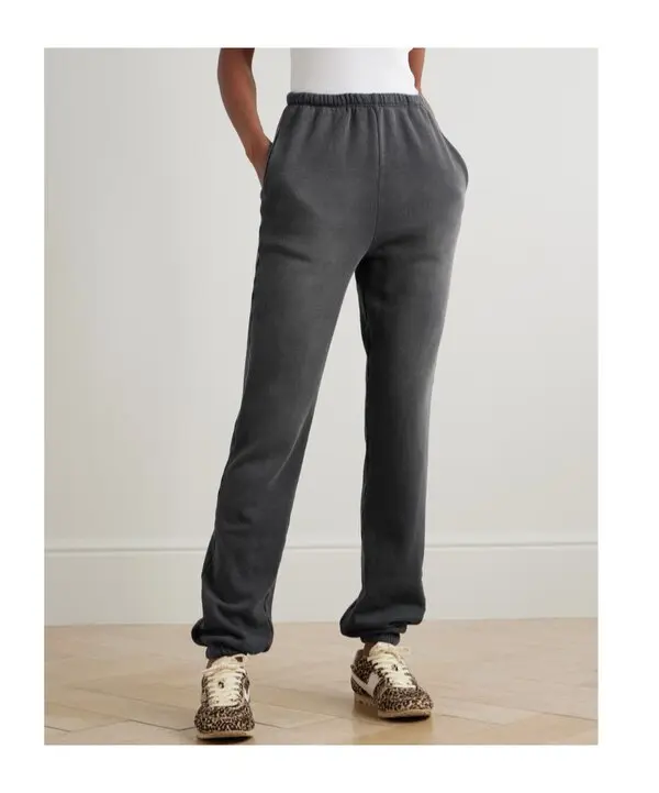 RE/DONE Hanes Cotton-blend Jersey Track Pants