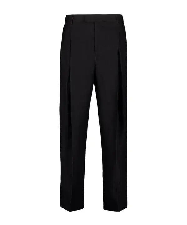 Dolce & Gabbana Tailored Straight Leg Trousers - Black
